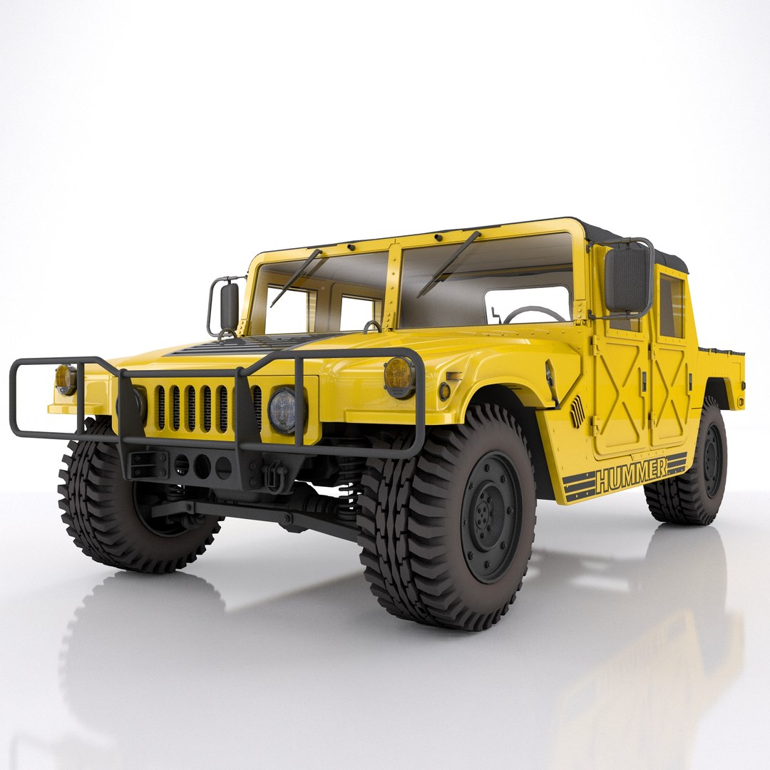 Hummer H1 Humvee 3D Model - TurboSquid 2170182