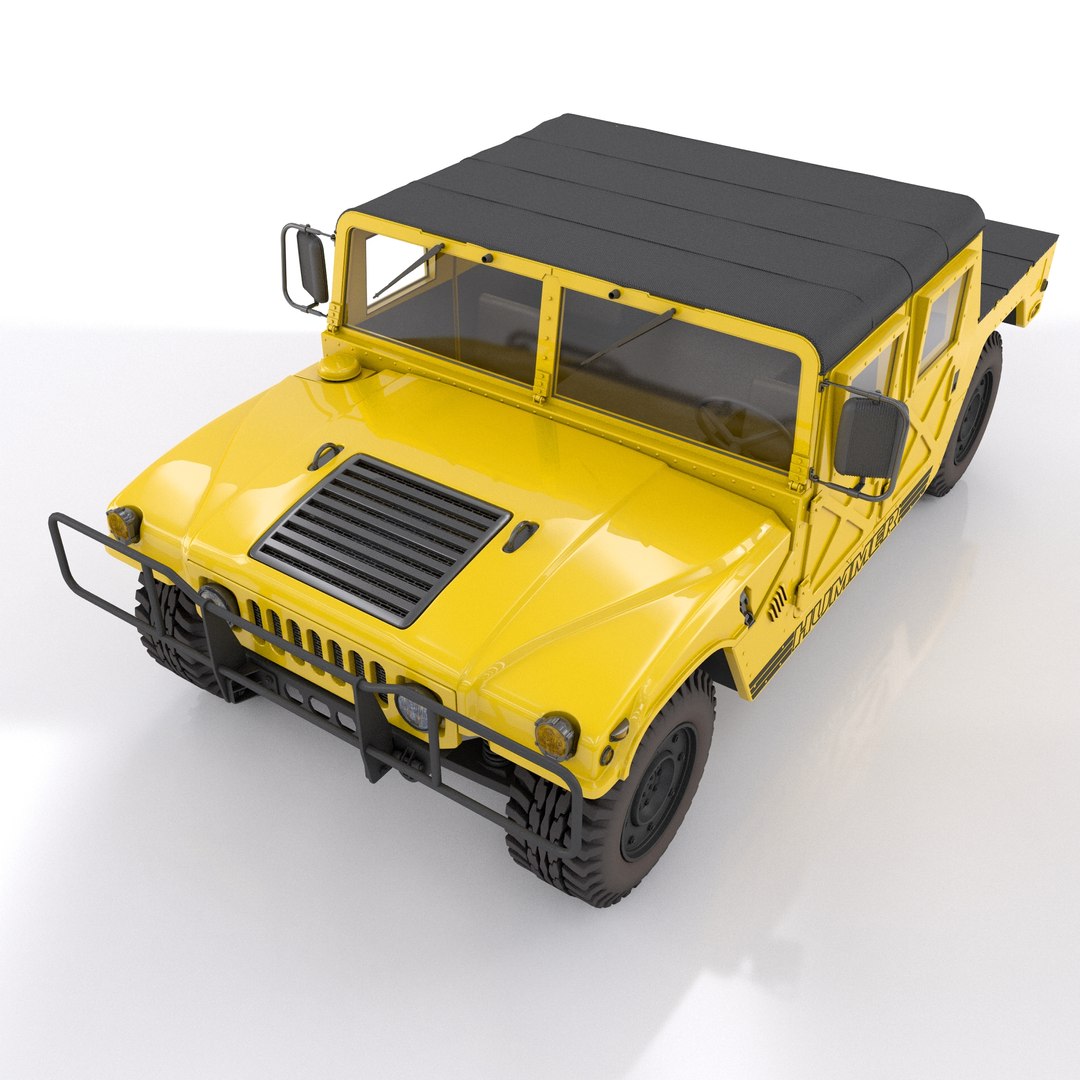 Hummer H1 Humvee 3D Model - TurboSquid 2170182