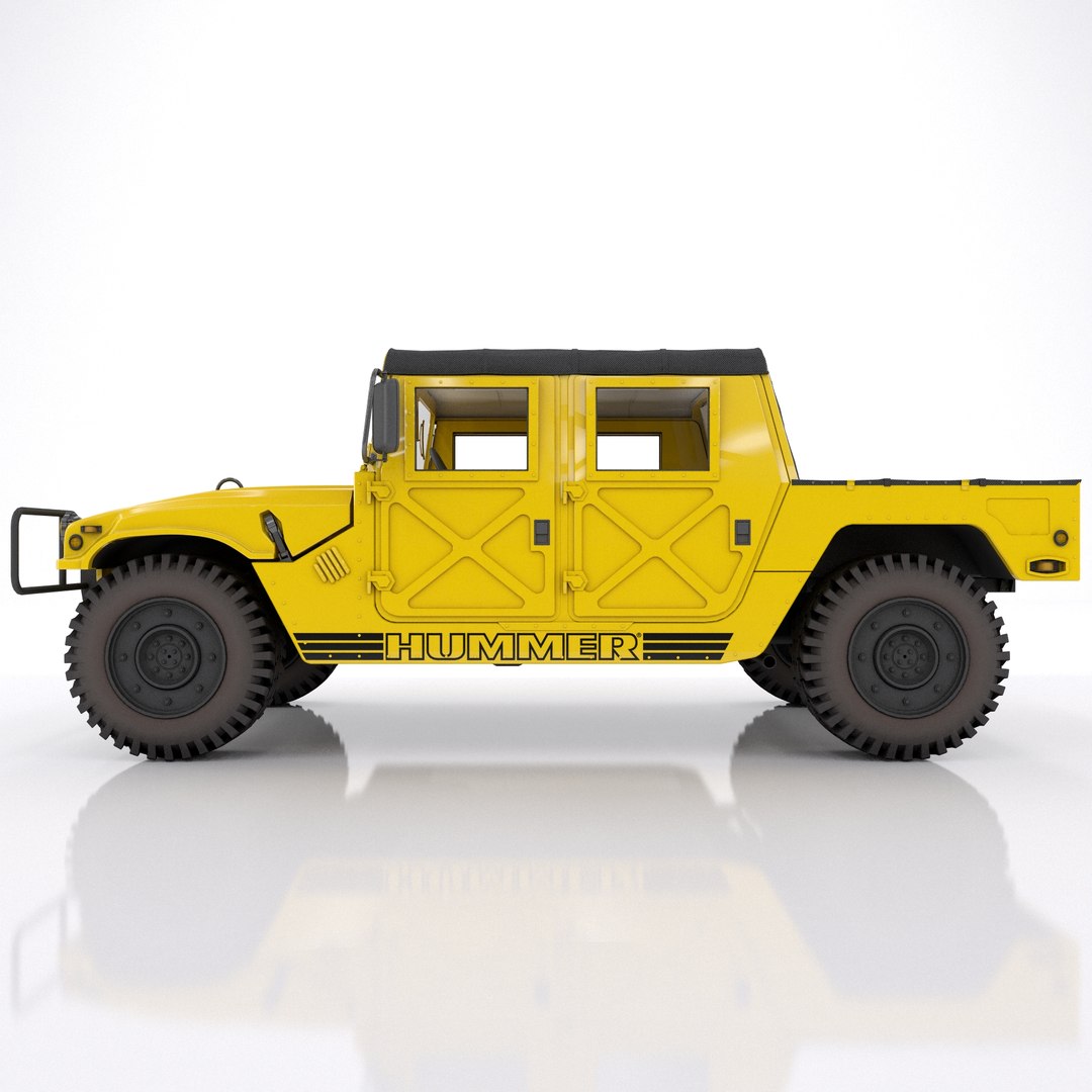 Hummer H1 Humvee 3D Model - TurboSquid 2170182