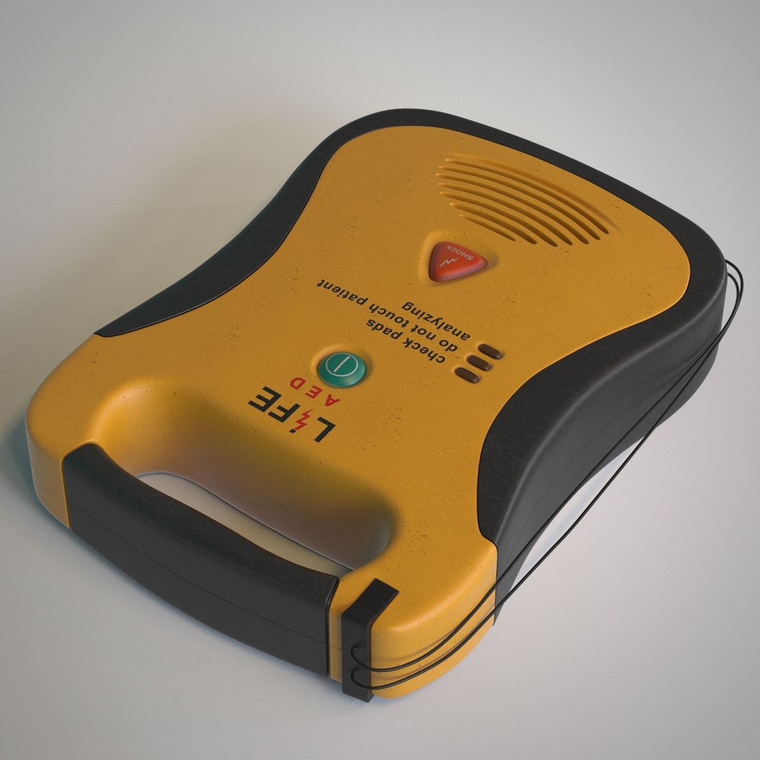 3d Automated External Defibrillator Aed Model