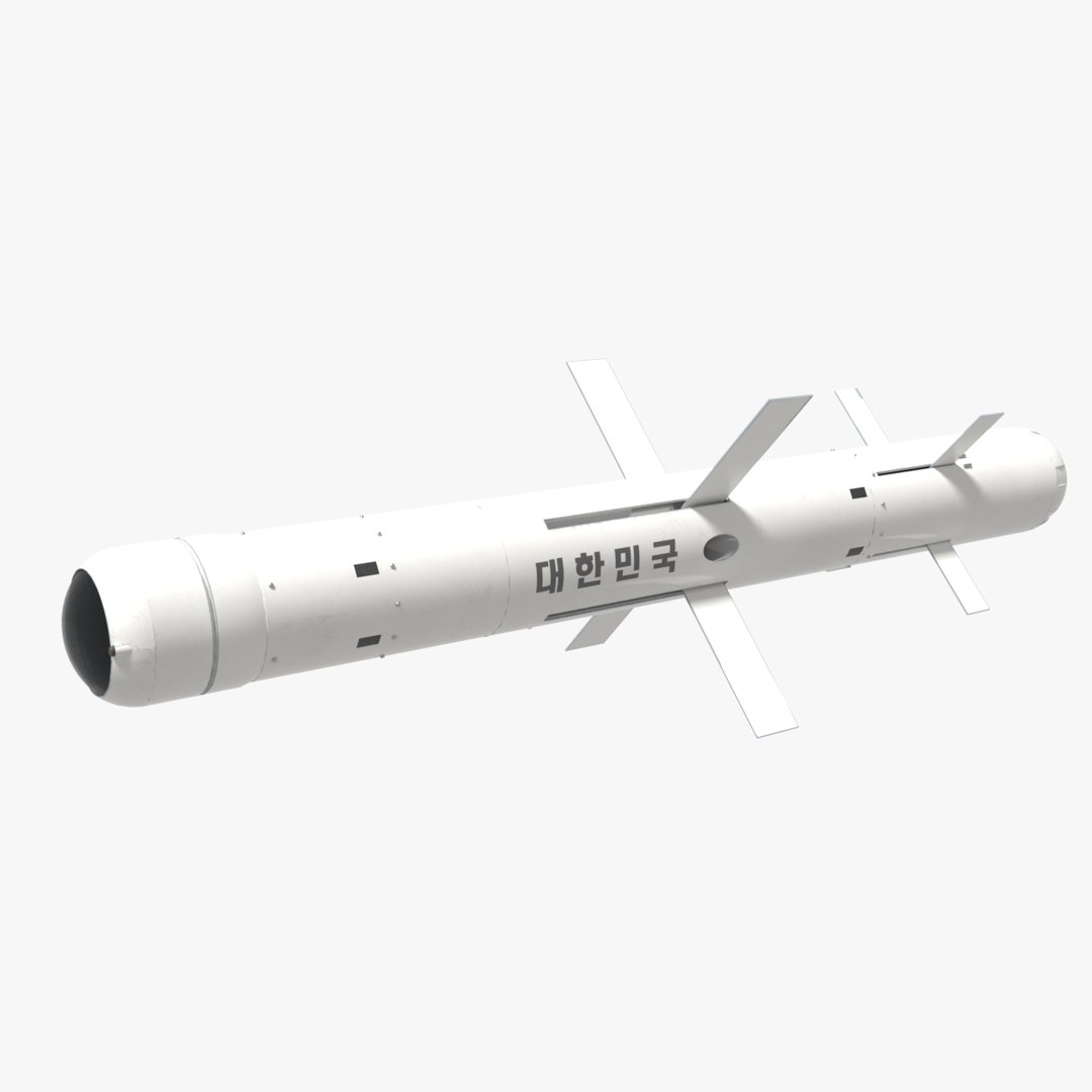 Anti-aircraft Missile Cheon-geom Model - TurboSquid 2220883