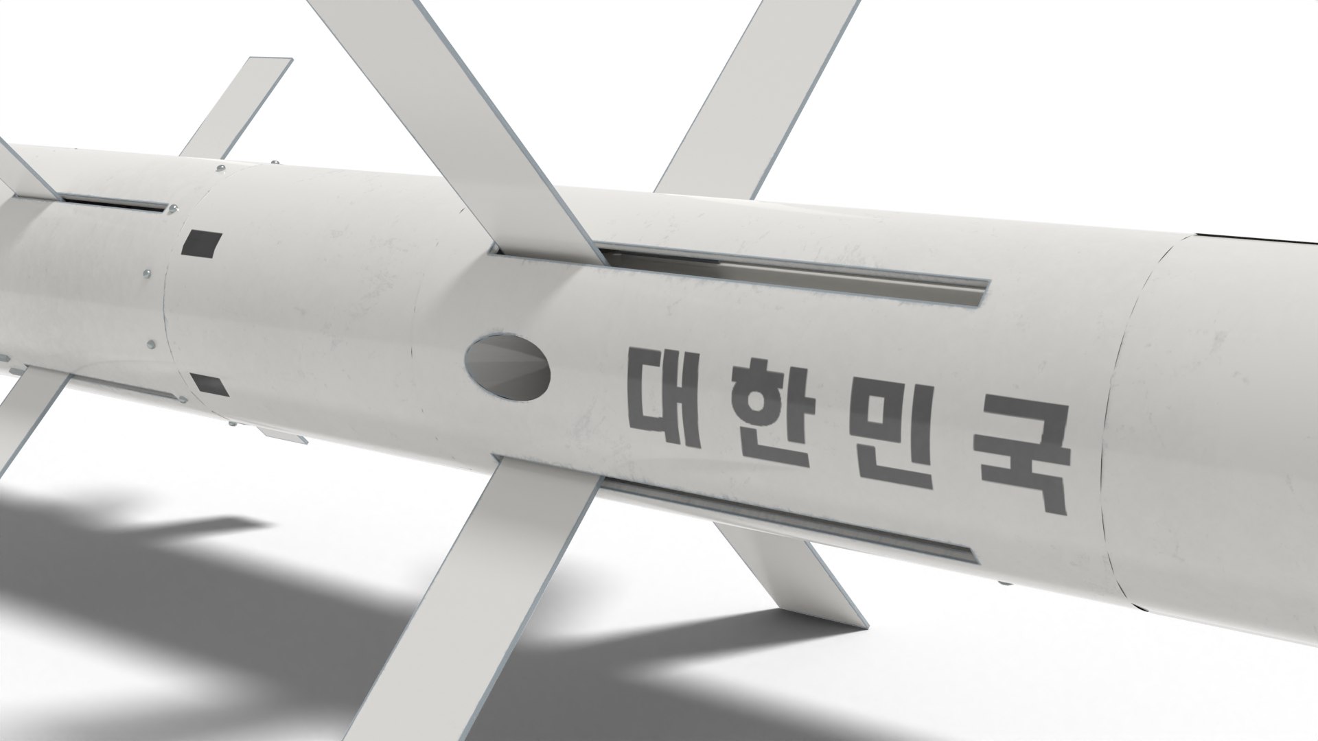 Anti-aircraft Missile Cheon-geom Model - TurboSquid 2220883