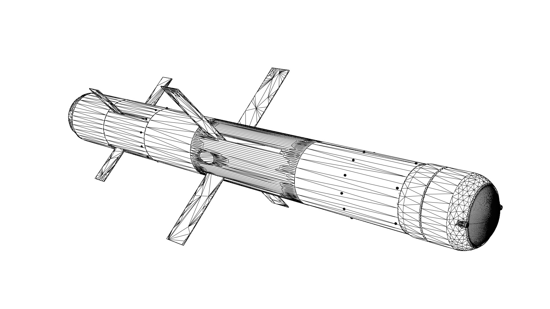 Anti-aircraft Missile Cheon-geom Model - TurboSquid 2220883
