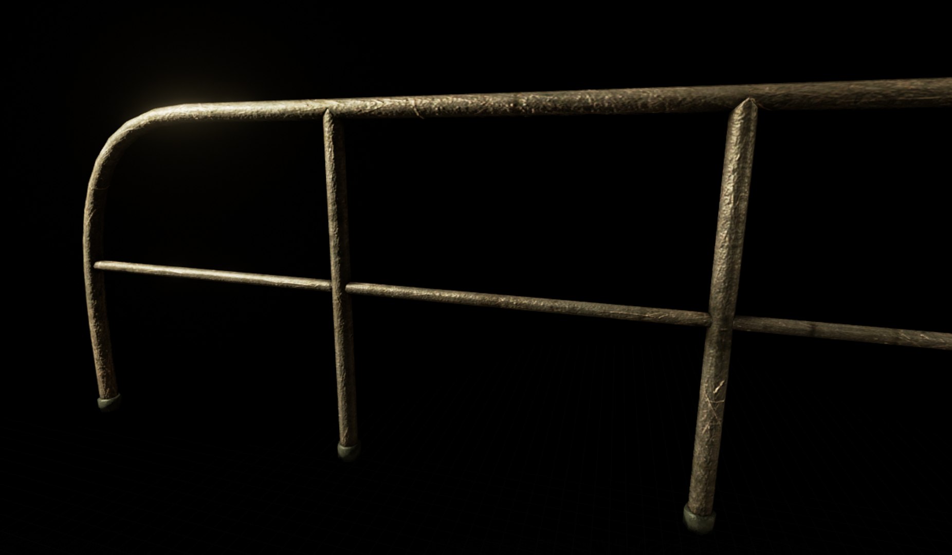 3d model handrail hand rail