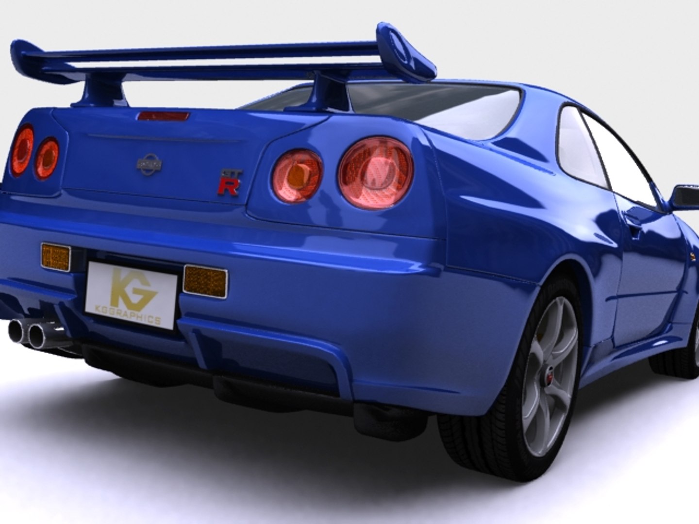 Nissan Skyline Gt-r R34 3d Model