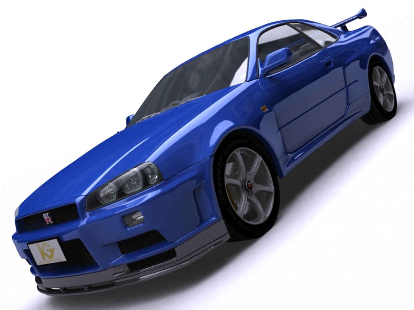 Nissan Skyline Gt-r R34 3d Model