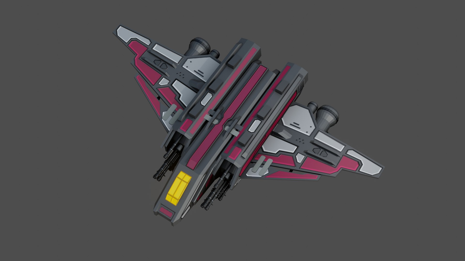 Sci-fi Fighter Ship Space 3D Model - TurboSquid 1702733