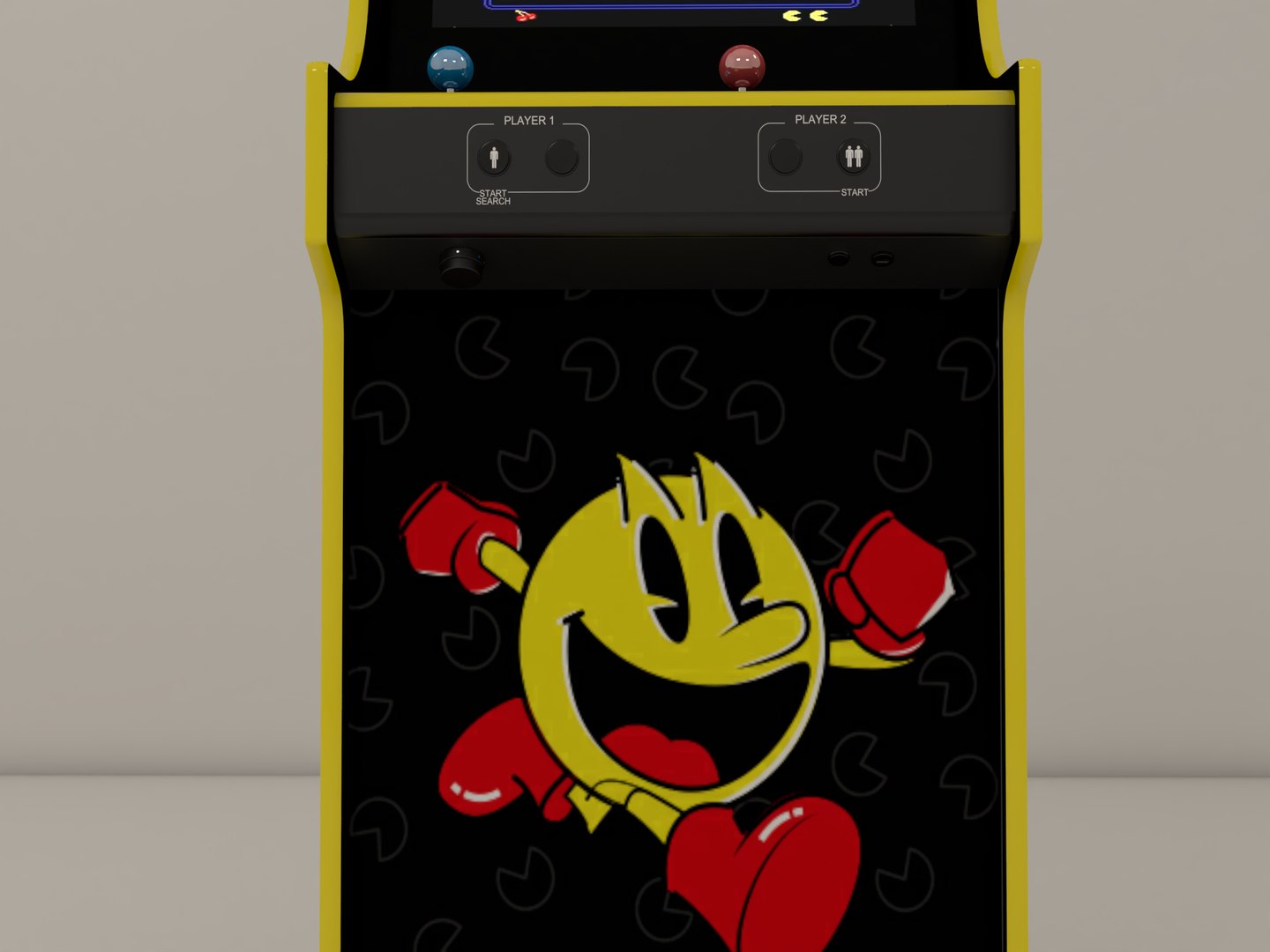 Pac-man Machine Model 3D - TurboSquid 2187904