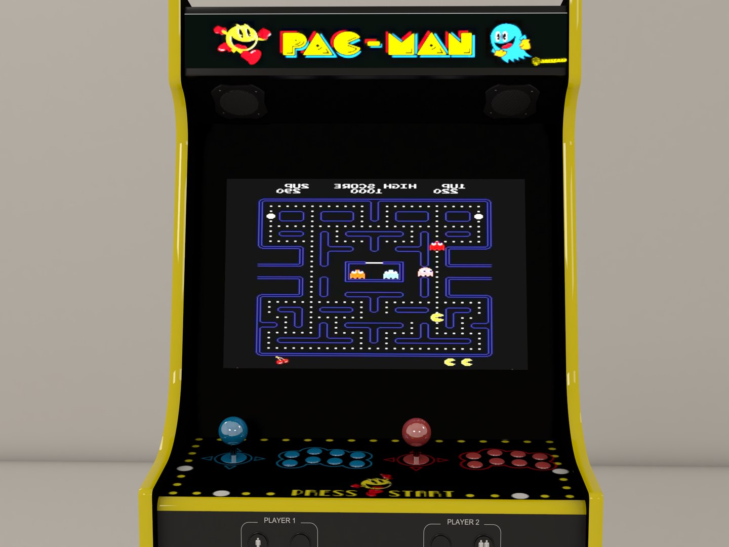 Pac-man Machine Model 3D - TurboSquid 2187904