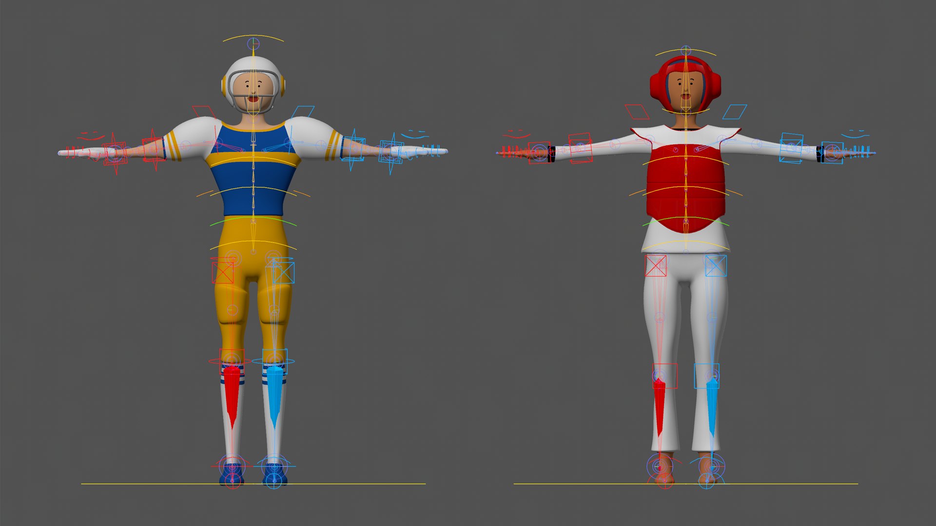 Olympic Character Set 3D Model - TurboSquid 2252690