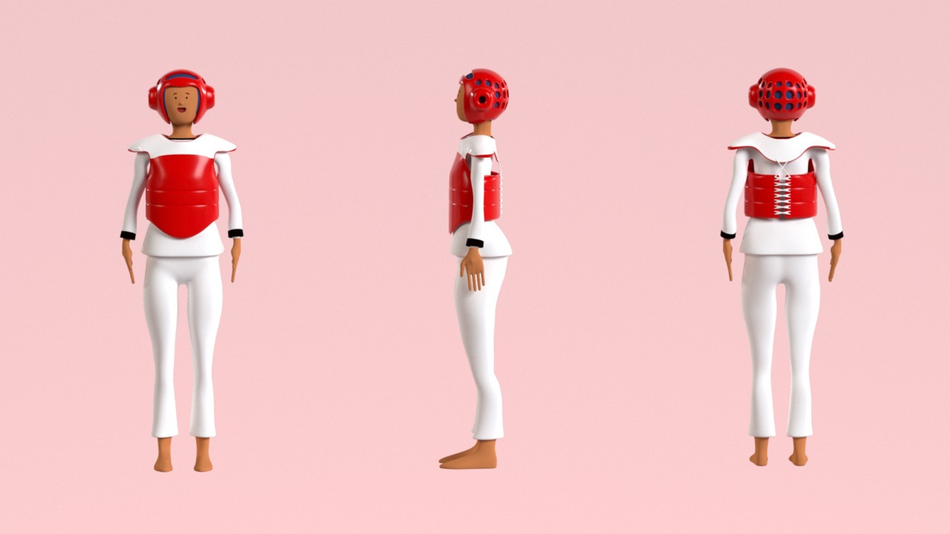 Olympic Character Set 3D Model - TurboSquid 2252690