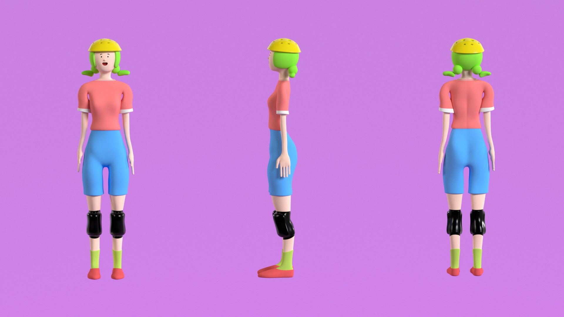 Olympic Character Set 3D Model - TurboSquid 2252690