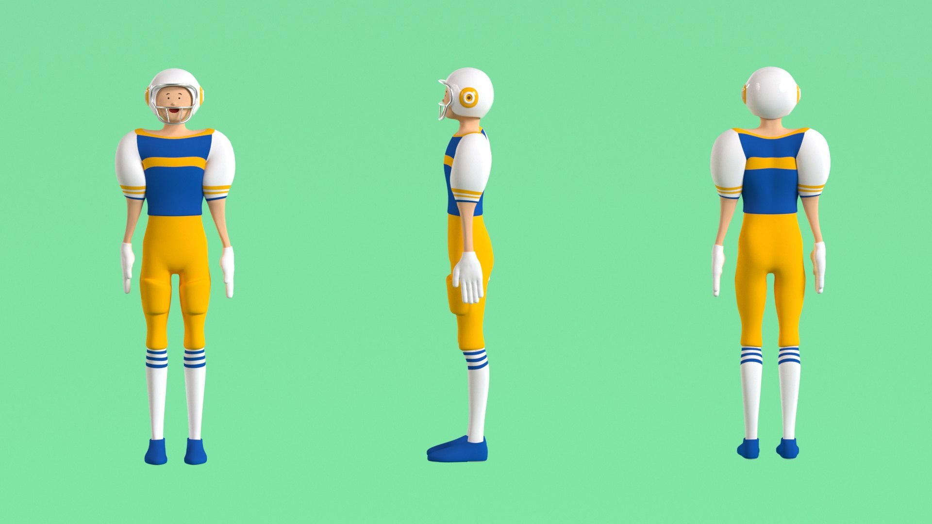 Olympic Character Set 3D Model - TurboSquid 2252690