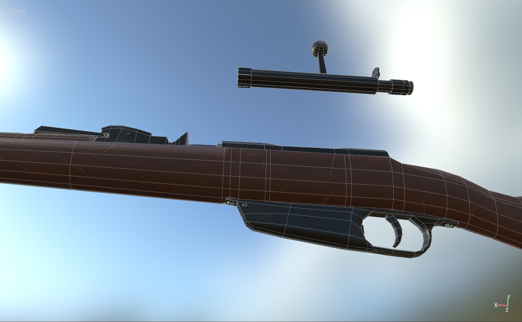1891 Carcano Rifle 3d Obj