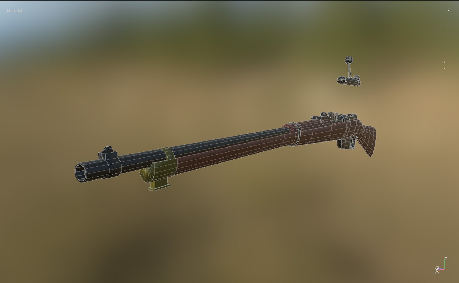 1891 Carcano Rifle 3d Obj
