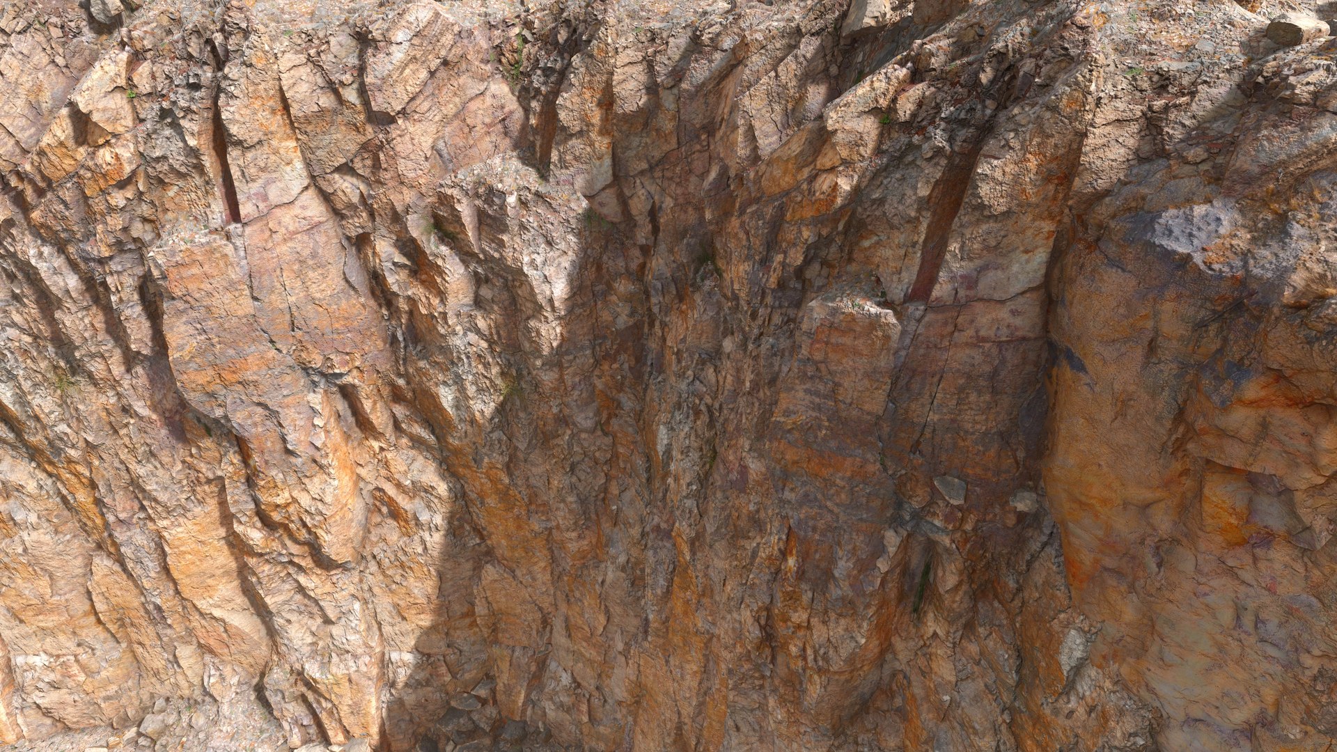 Cliff And Rock Scan Collection Real- PBR Low Poly Game Ready 3D Model ...