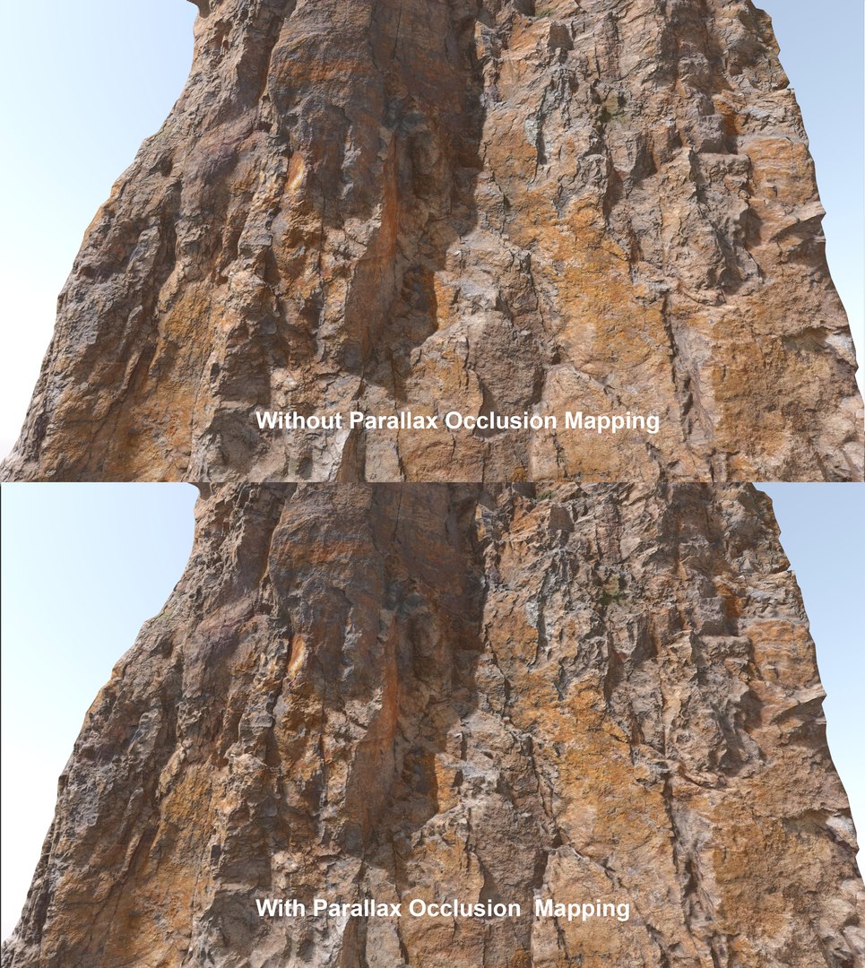 Cliff and Rock scan Collection Real- PBR Low Poly Game ready 3D model ...