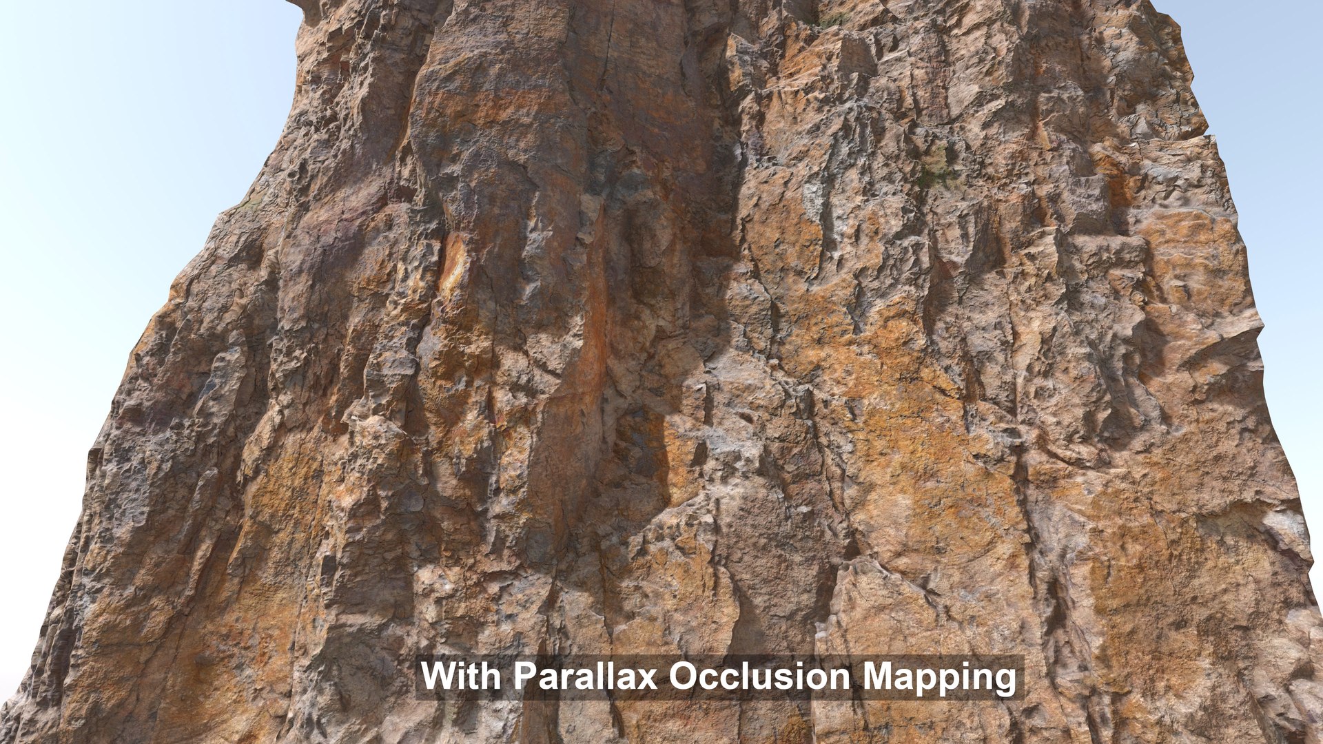 Cliff And Rock Scan Collection Real- PBR Low Poly Game Ready 3D Model ...
