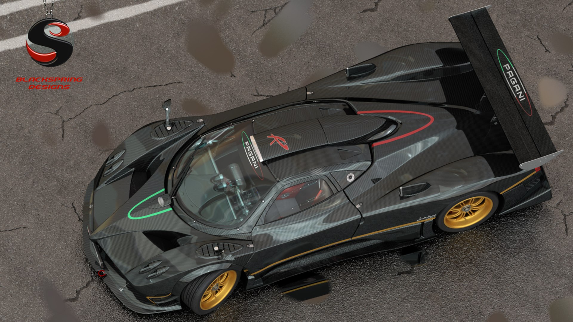 3d Pagani Zonda R 2010 Model
