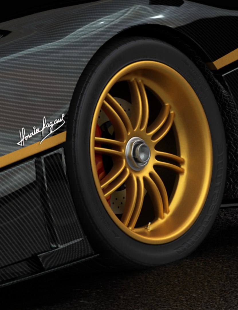 3d Pagani Zonda R 2010 Model