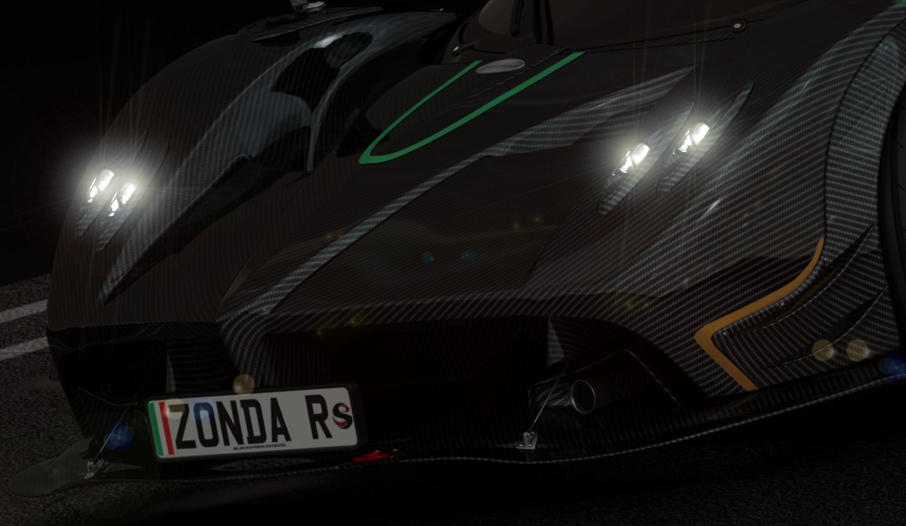 3d Pagani Zonda R 2010 Model