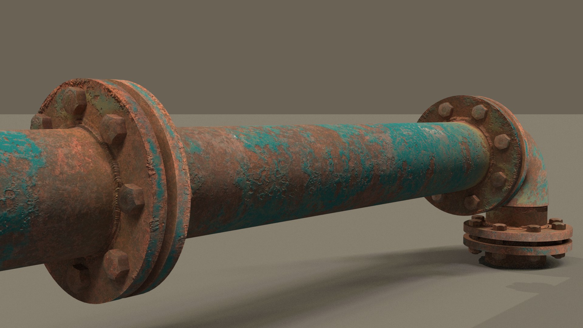 Pipe manifold 3D - TurboSquid 1501600