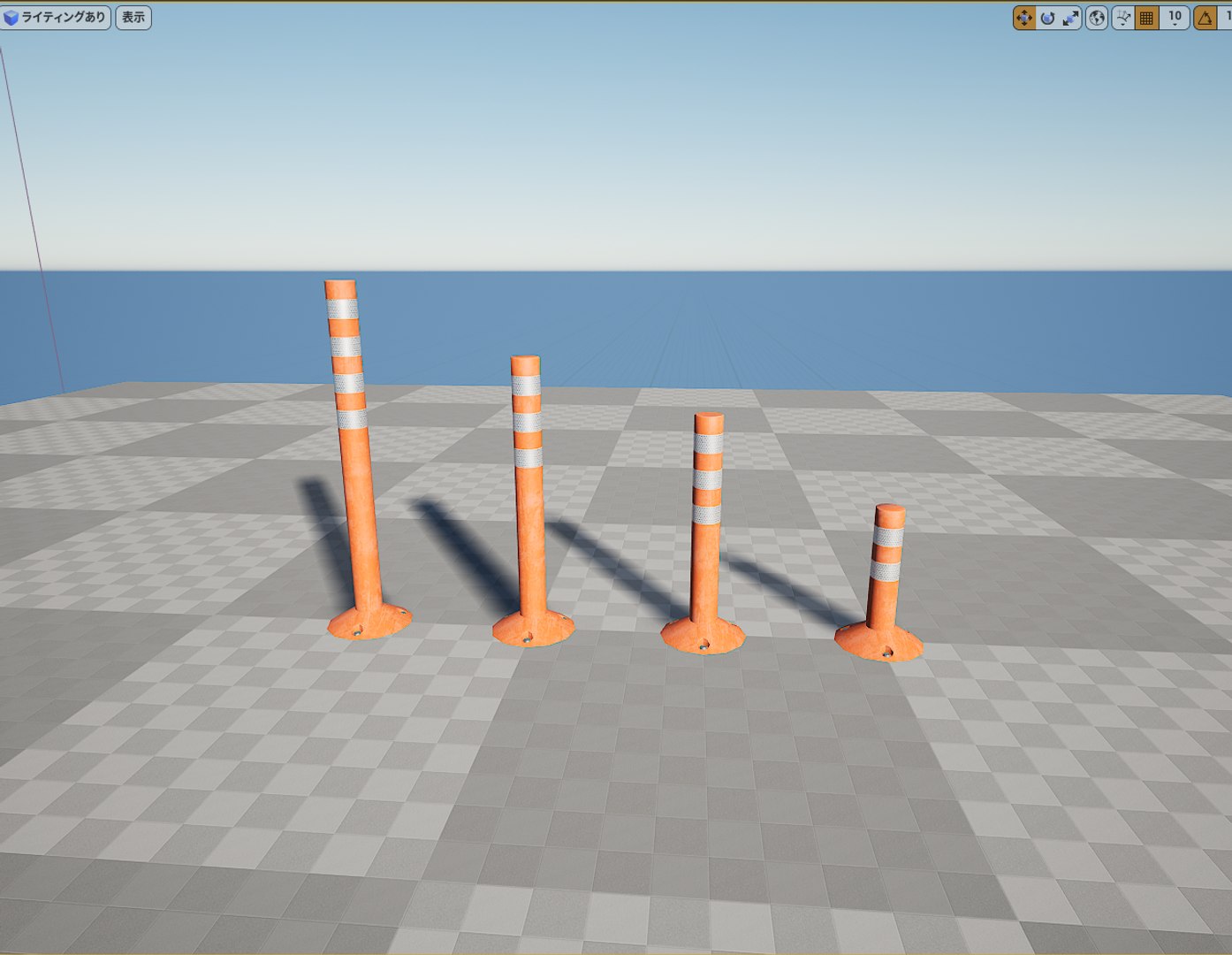 Japanese Soft Road Post Low-poly 3D - TurboSquid 1905894