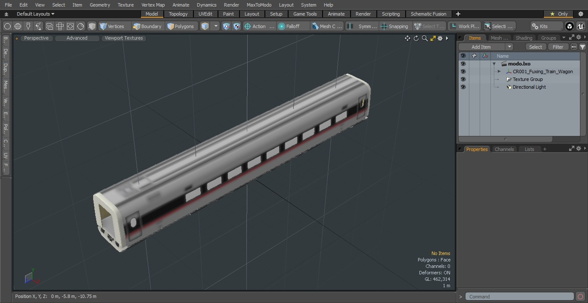 CR400 Fuxing Train Wagon Model - TurboSquid 2083676