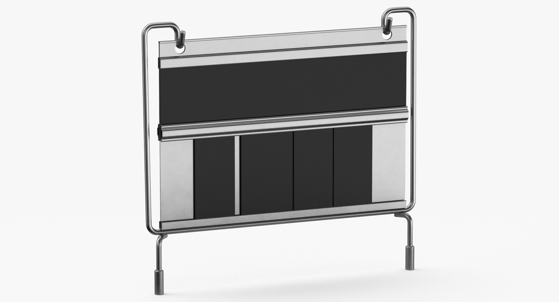 3D model Promotional Signage Rack Post - TurboSquid 1978629