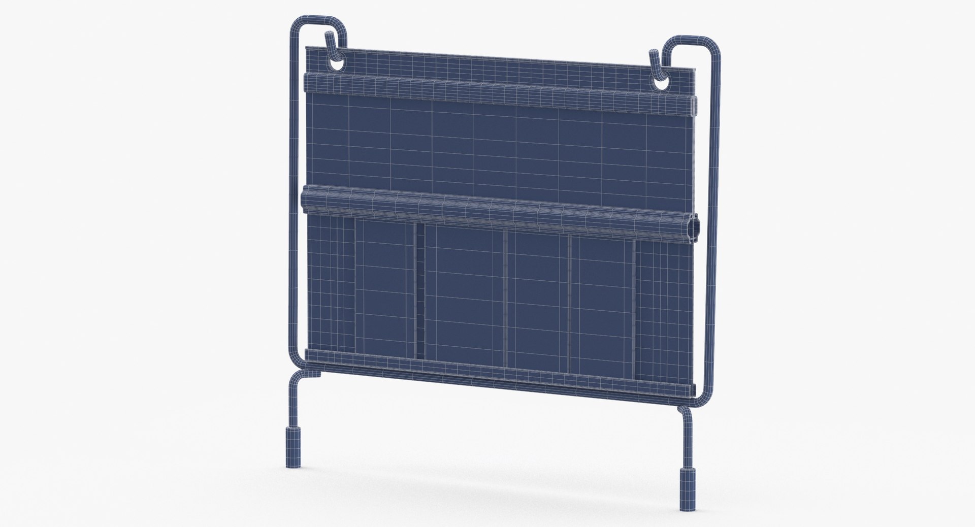 3D Model Promotional Signage Rack Post - TurboSquid 1978629