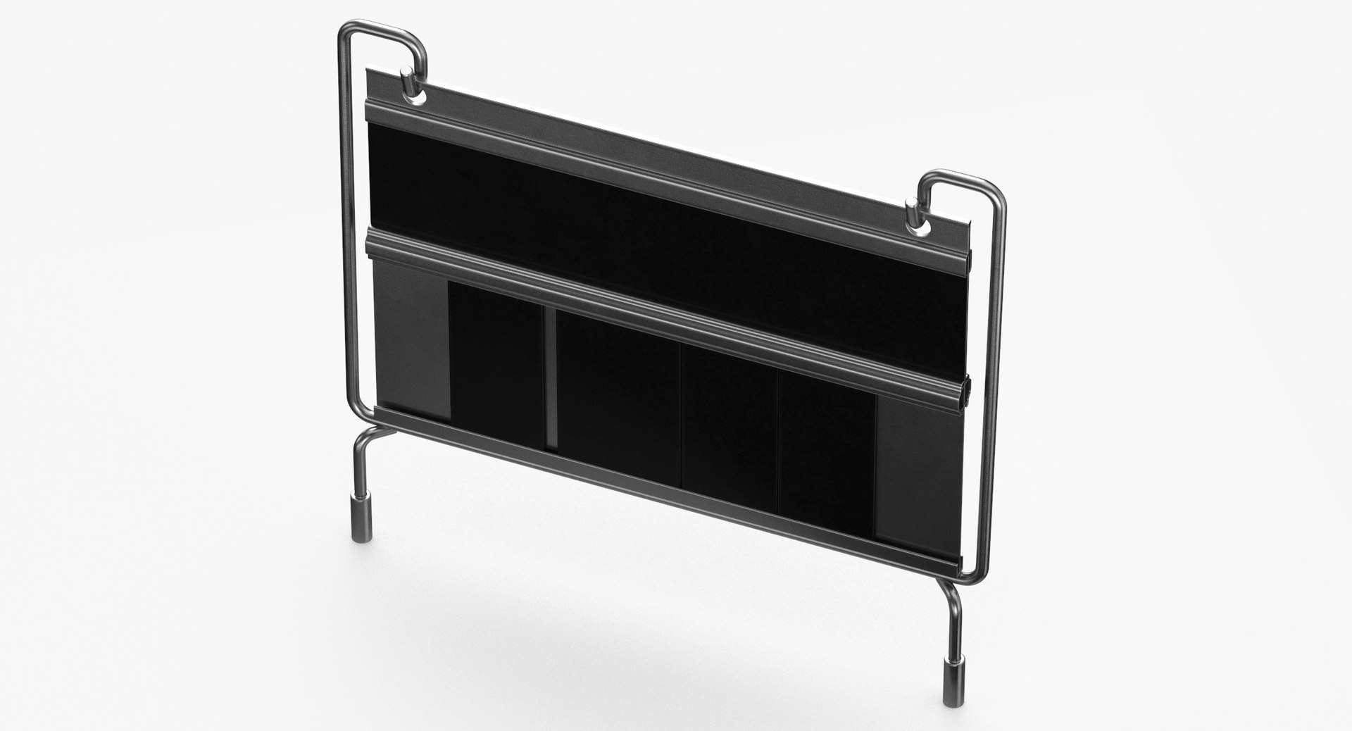 3D Model Promotional Signage Rack Post - TurboSquid 1978629