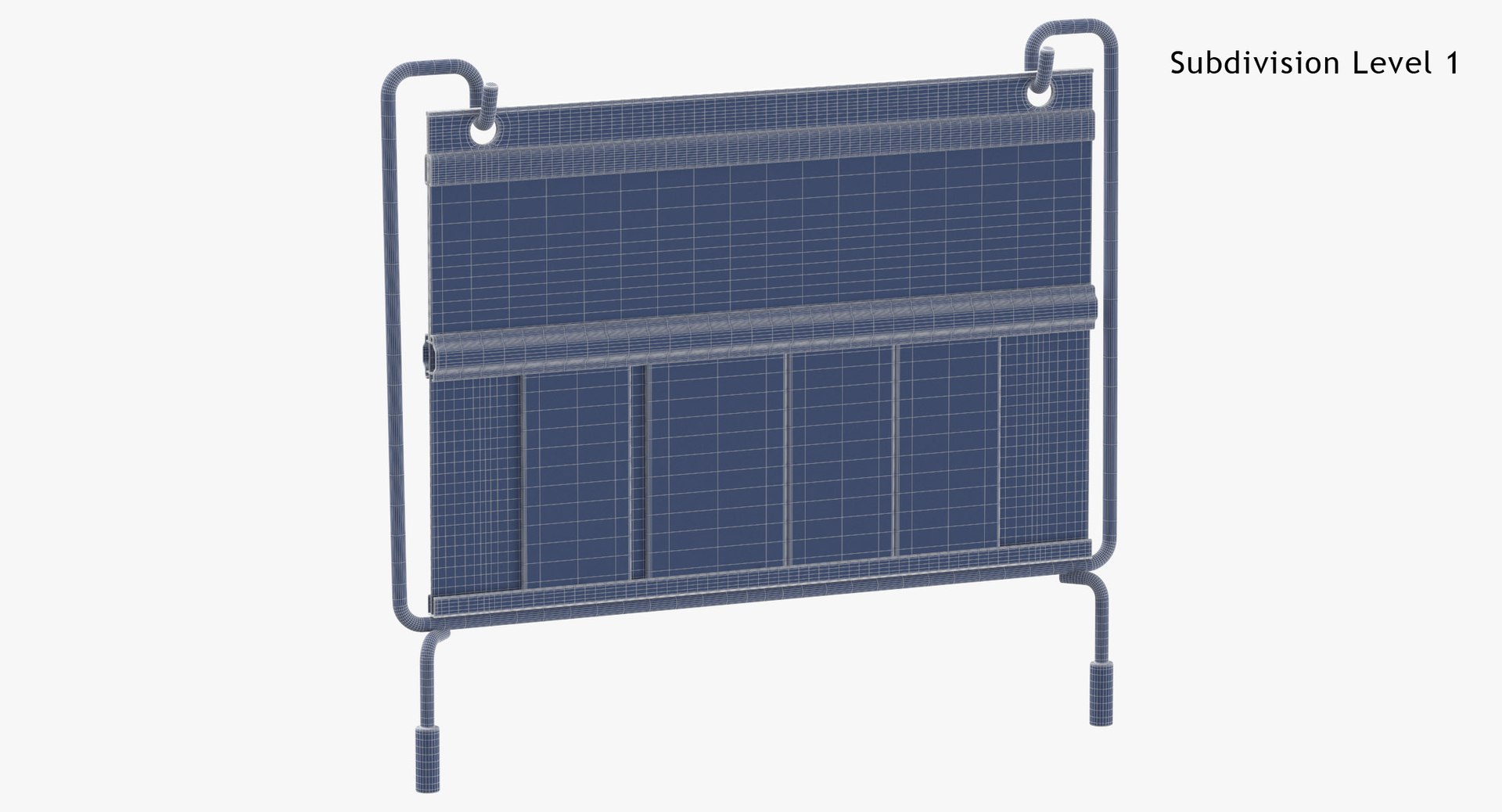 3D Model Promotional Signage Rack Post - TurboSquid 1978629