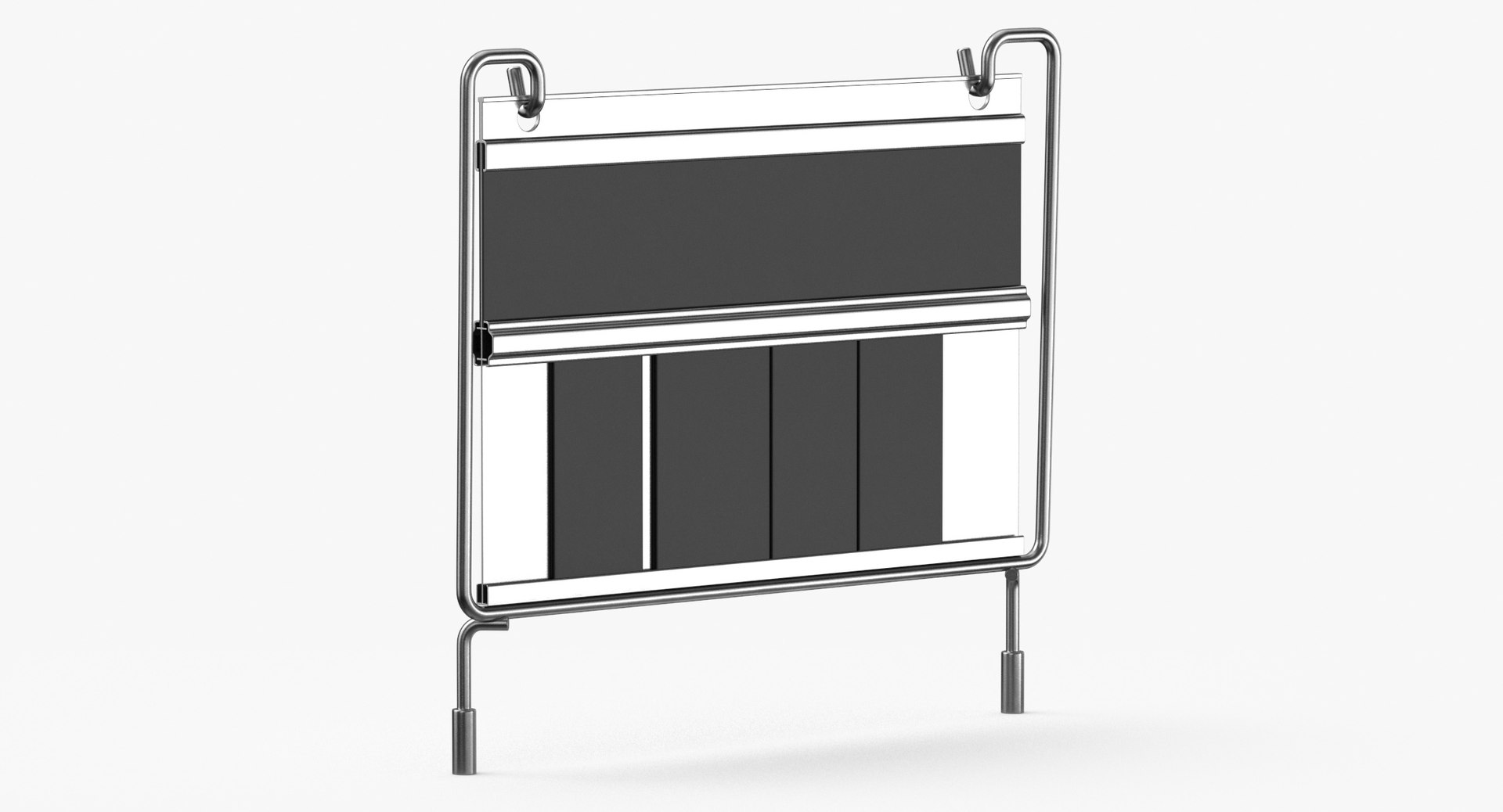 3D Model Promotional Signage Rack Post - TurboSquid 1978629
