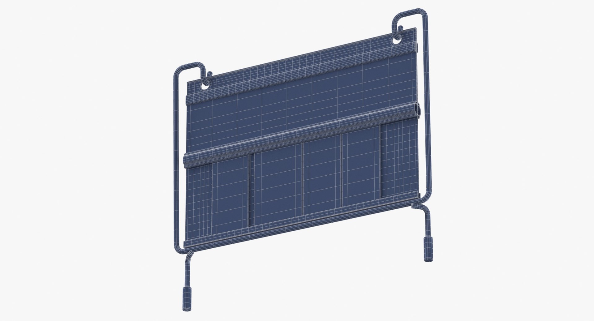 3D Model Promotional Signage Rack Post - TurboSquid 1978629
