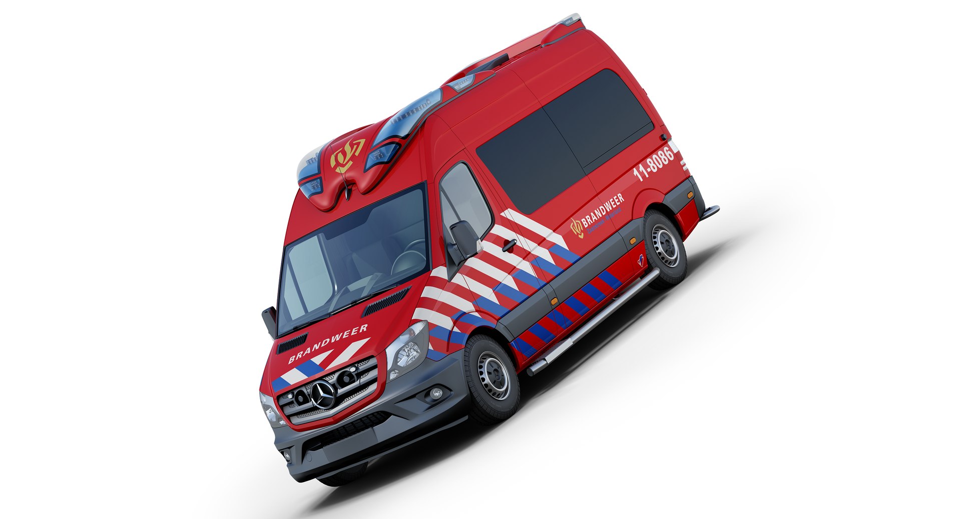 3D Model Mercedes-benz Sprinter Fire-brigade - TurboSquid 1402952