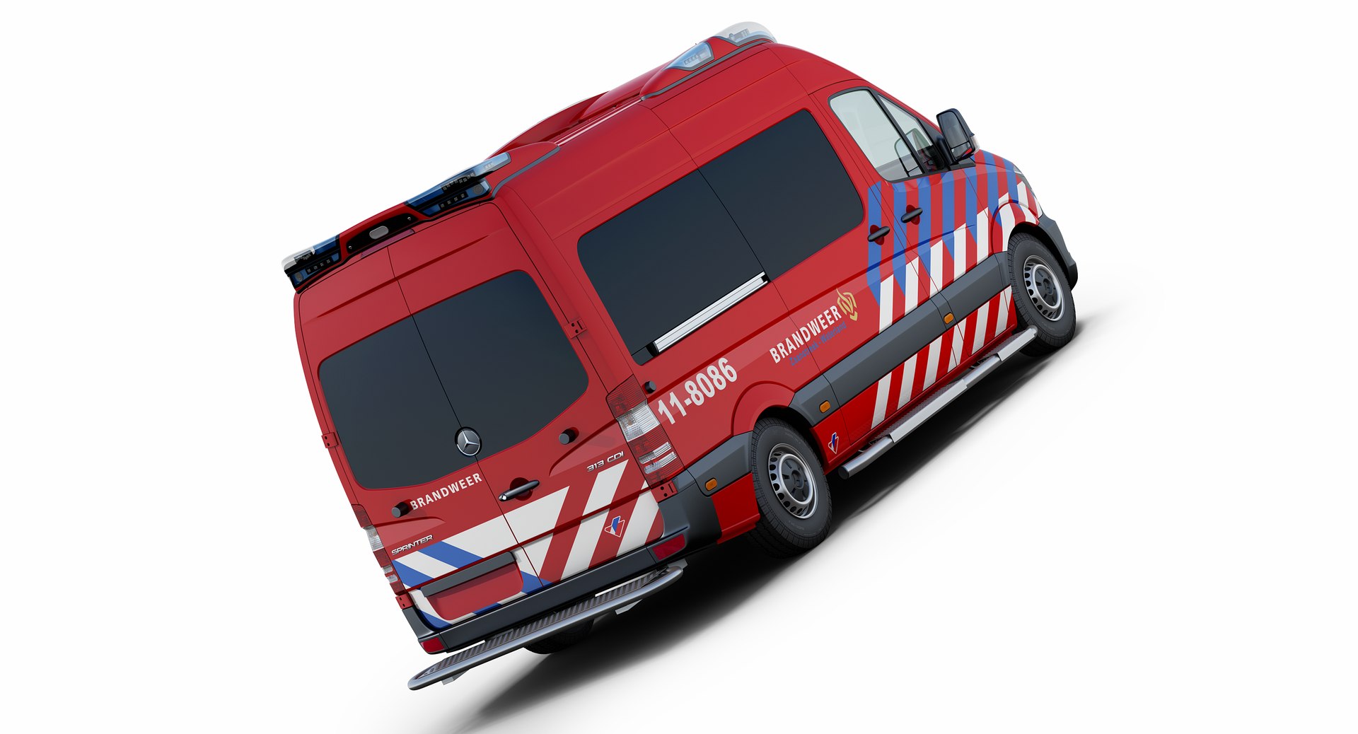 3D Model Mercedes-benz Sprinter Fire-brigade - TurboSquid 1402952
