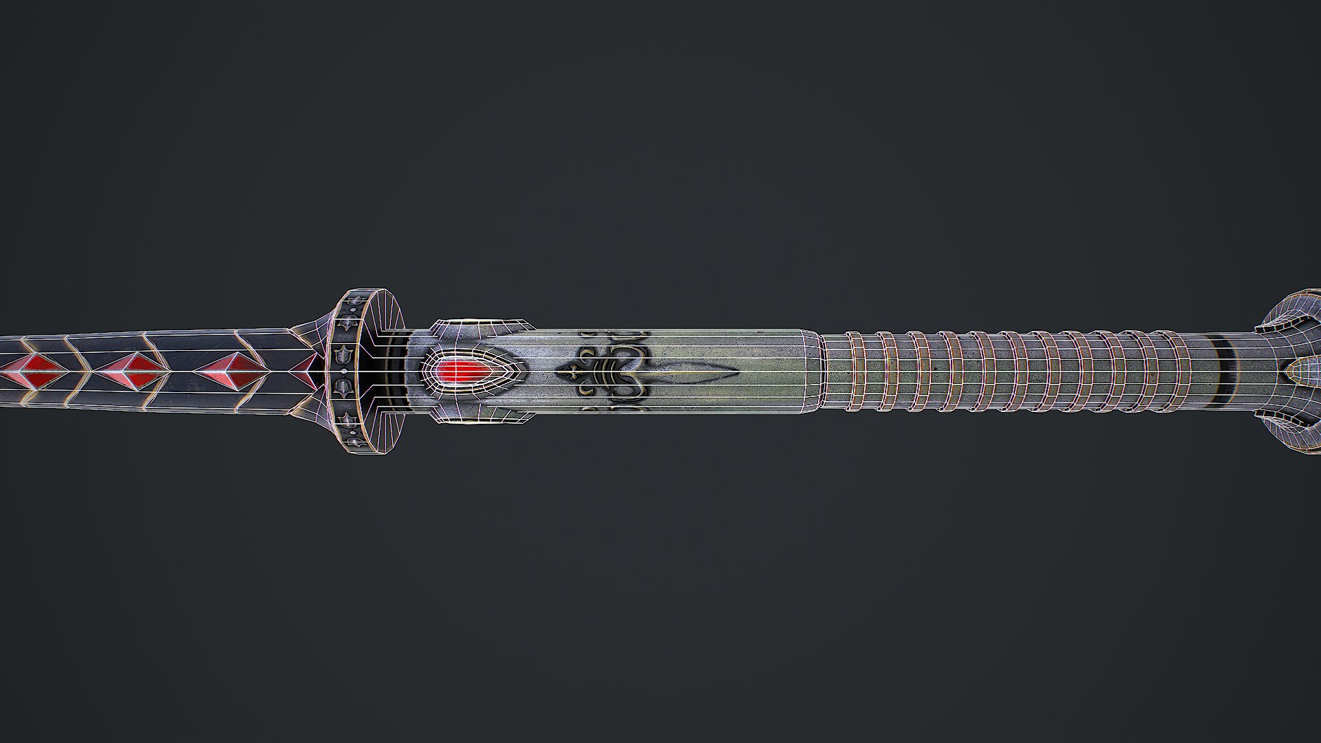 3D model Combat Staff 1 3D Model - TurboSquid 2115144