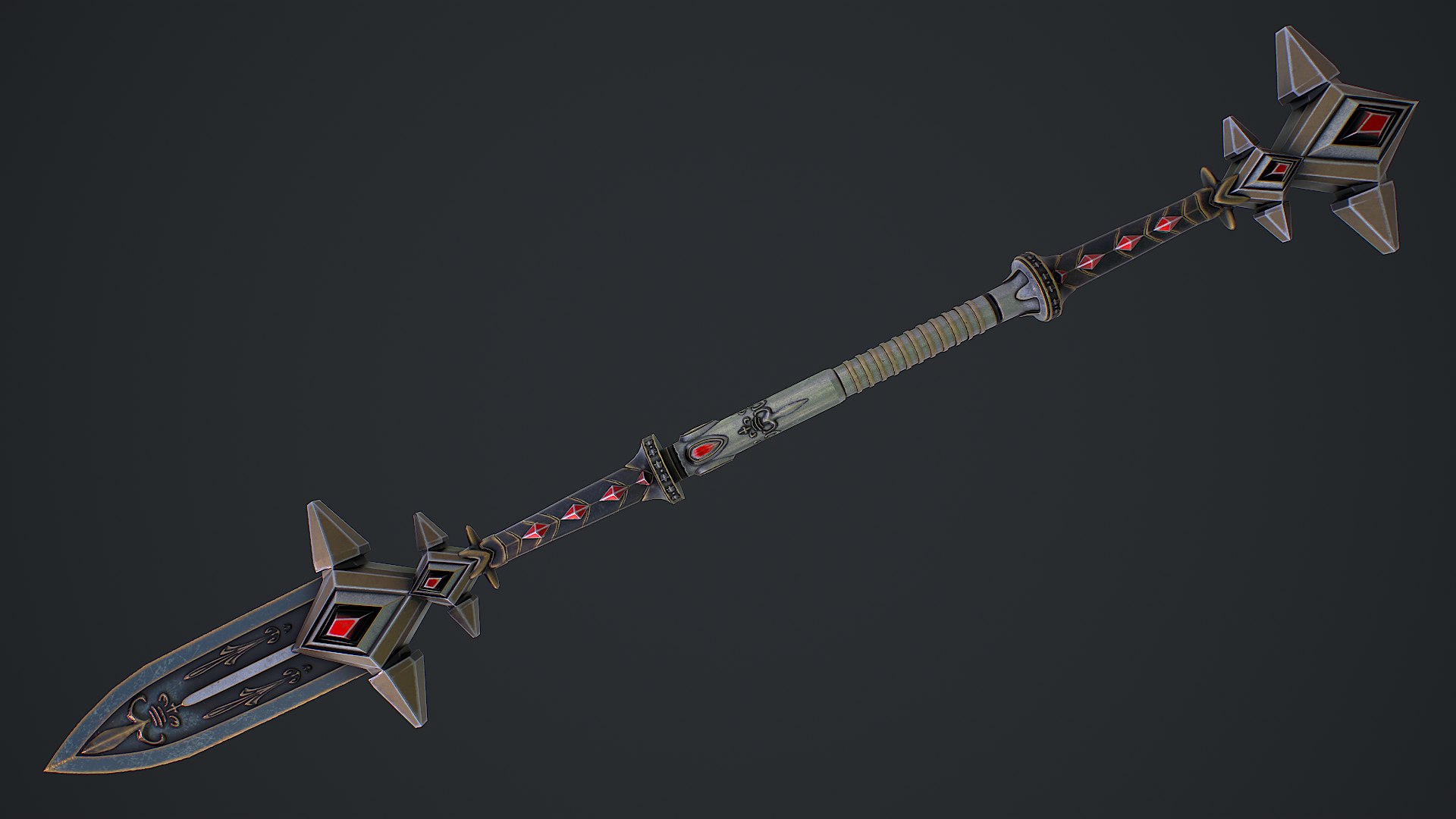 3D Model Combat Staff 1 - TurboSquid 2115144