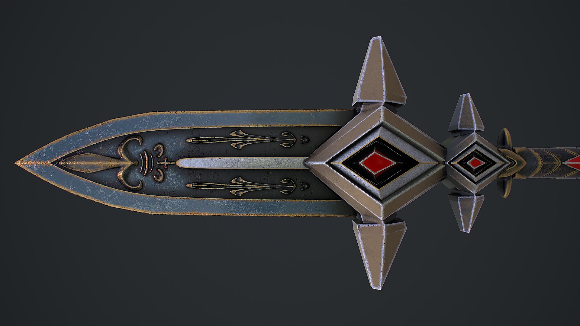 3D model Combat Staff 1 3D Model - TurboSquid 2115144