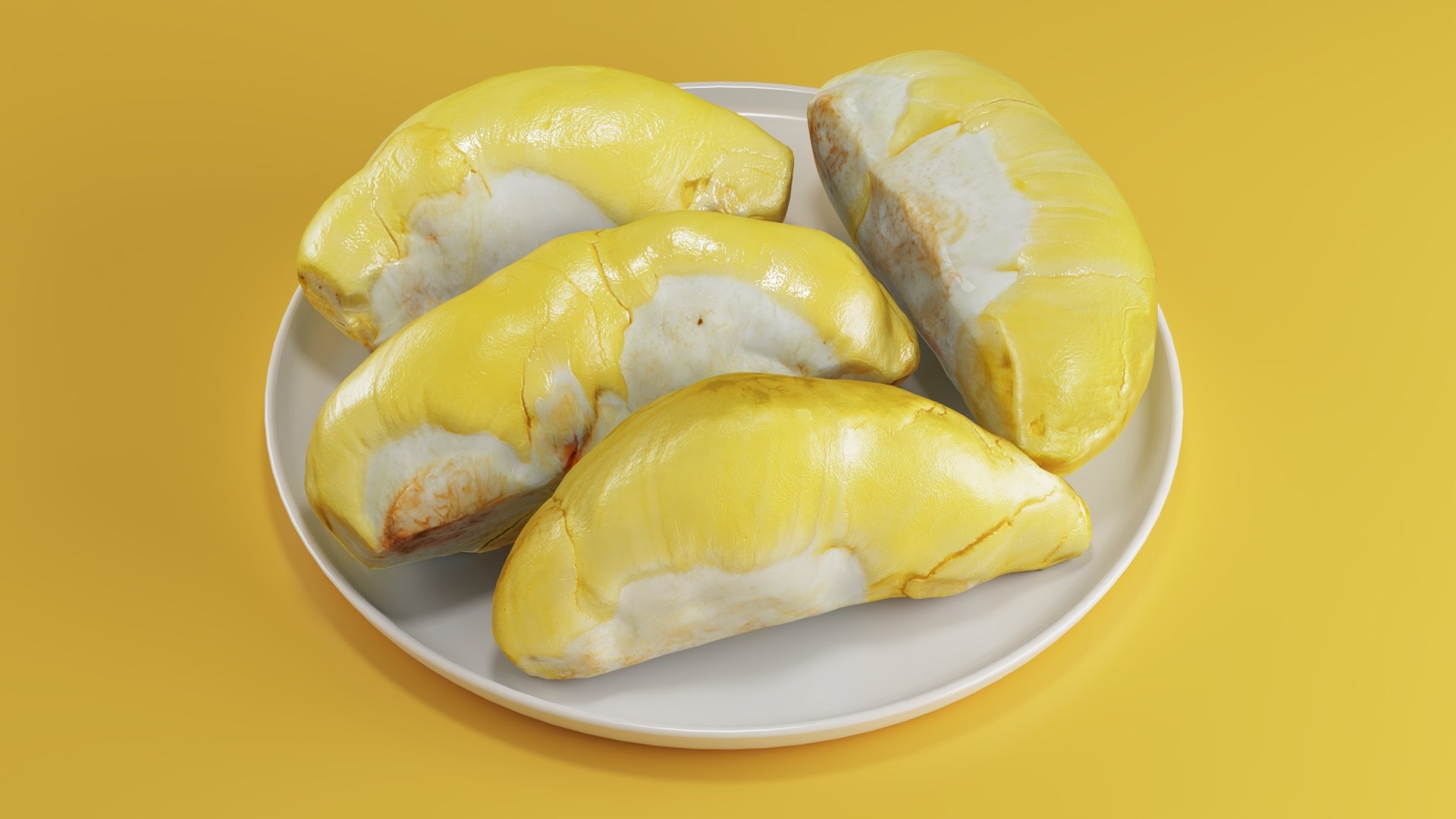 3D model Durian meat Scanned - TurboSquid 2094089