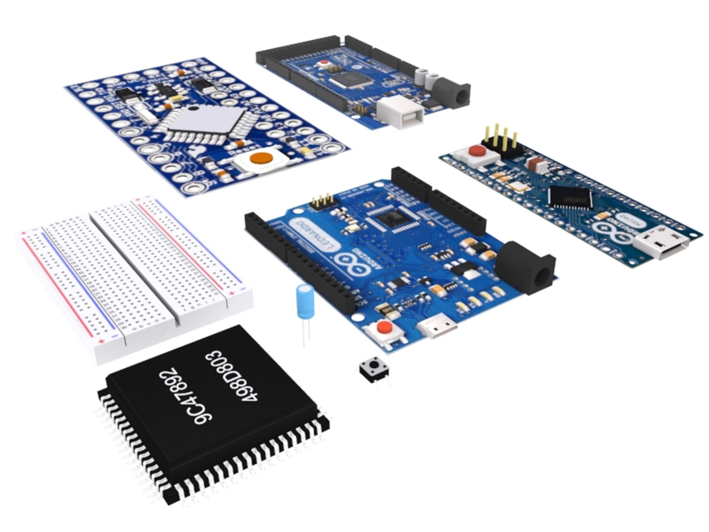 Arduino Mega Leonardo 3D - TurboSquid 1196985