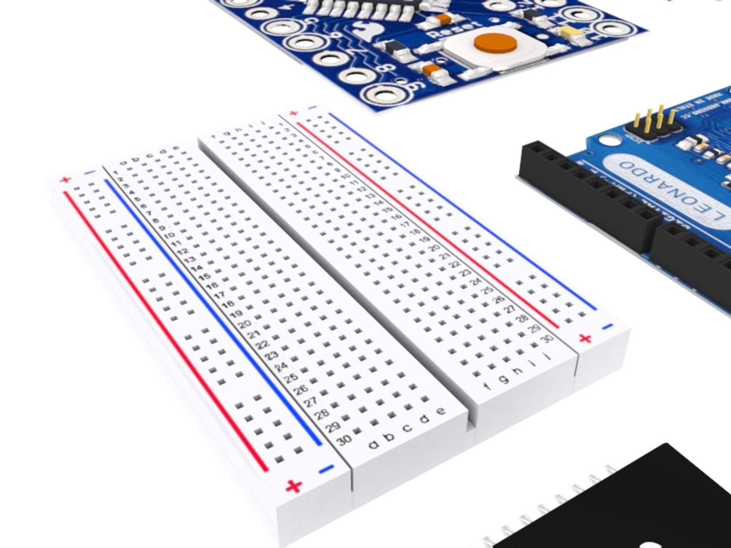 Arduino Mega Leonardo 3D - TurboSquid 1196985
