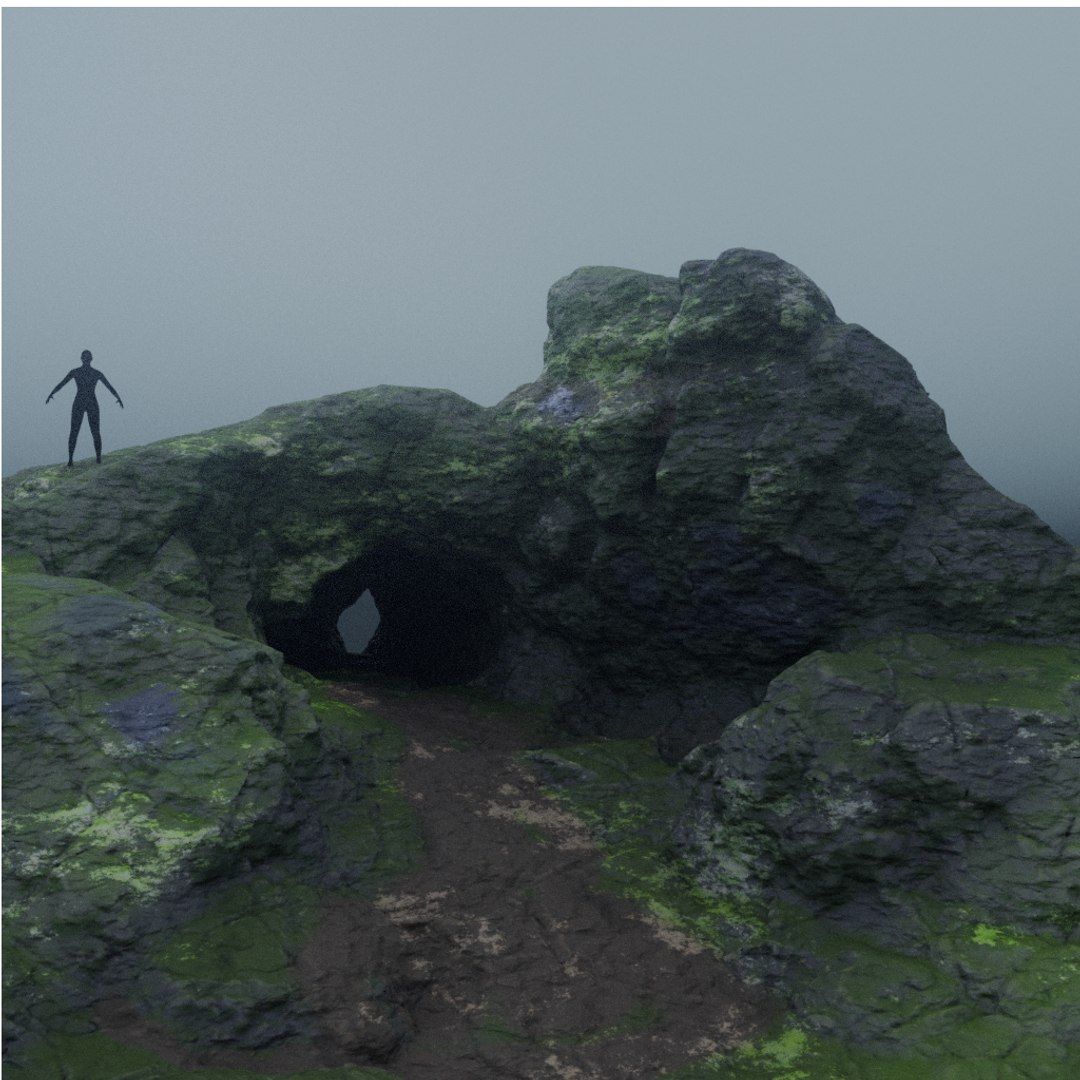 Photorealistic Cave Model - TurboSquid 2343942