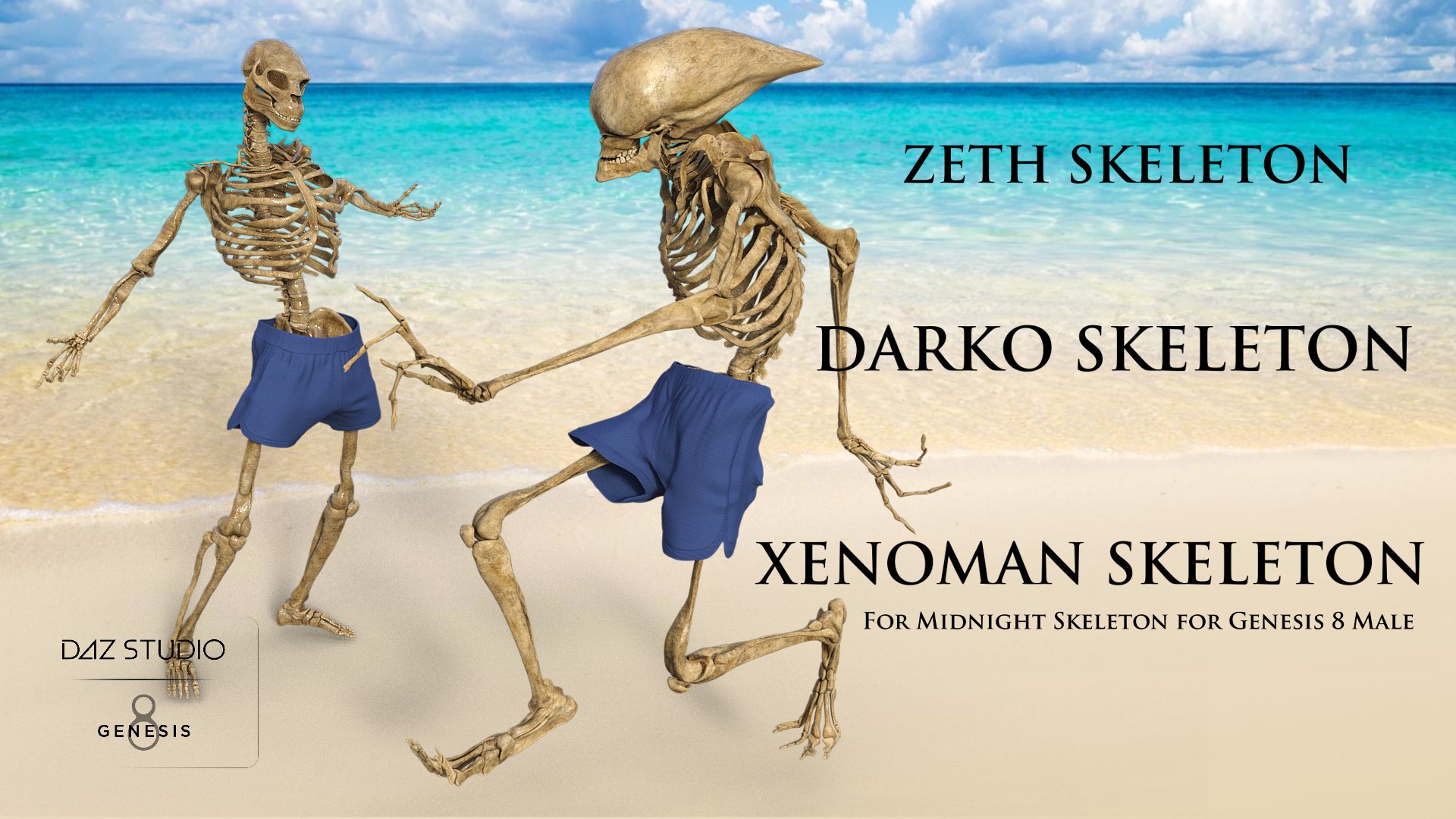 Zeth Skeleton Midnight Genesis 3D Model - TurboSquid 1475113