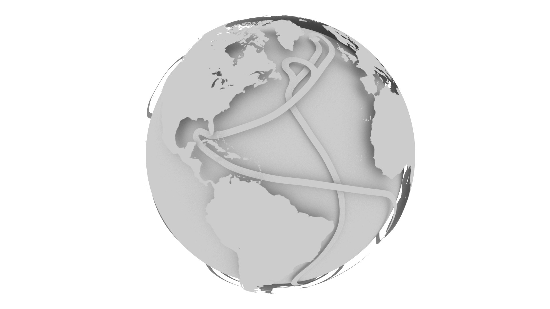 3D Thermohaline Circulation - Animated Arrows - TurboSquid 2268620