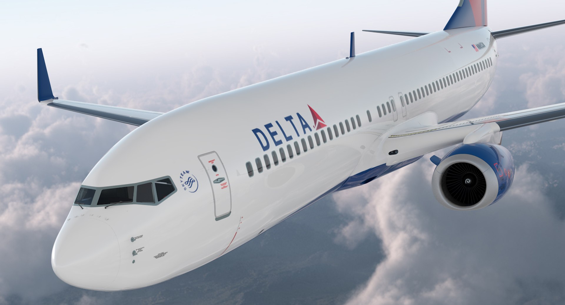 Boeing 737-900 Delta Air Lines 3D Model - TurboSquid 1159519