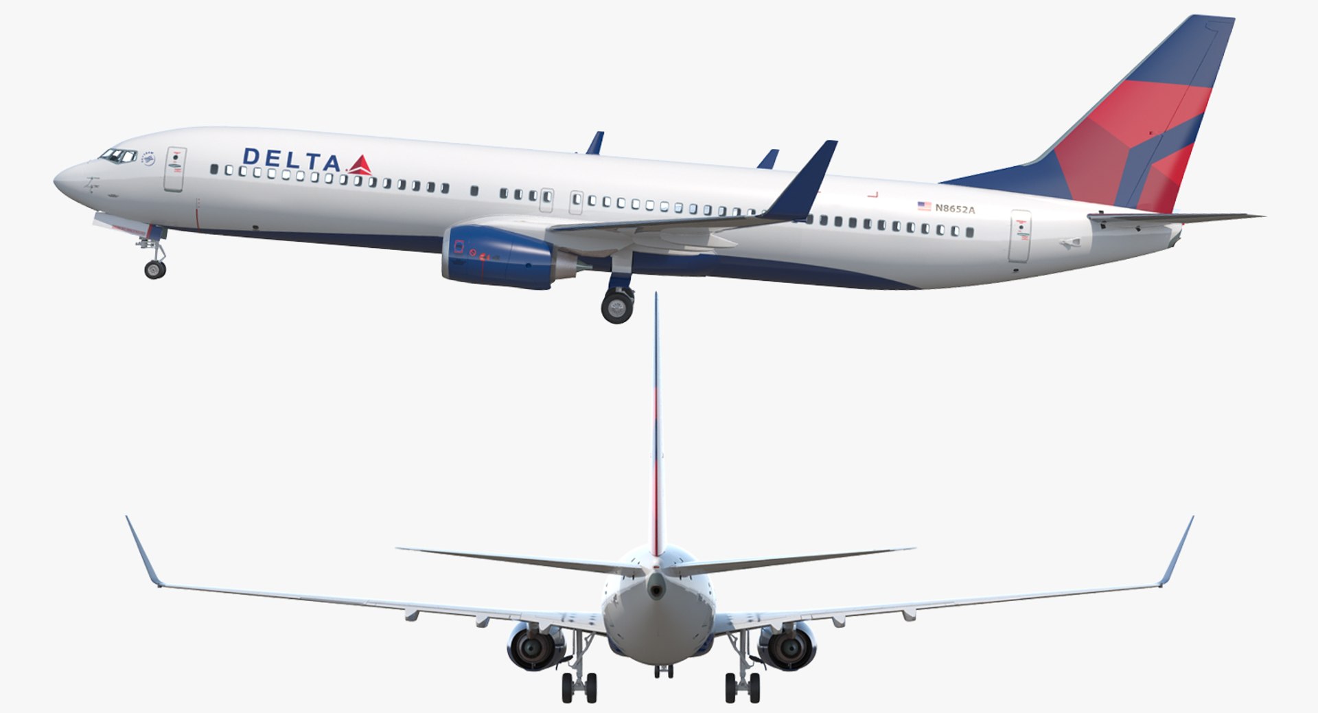 Boeing 737-900 Delta Air Lines 3D Model - TurboSquid 1159519