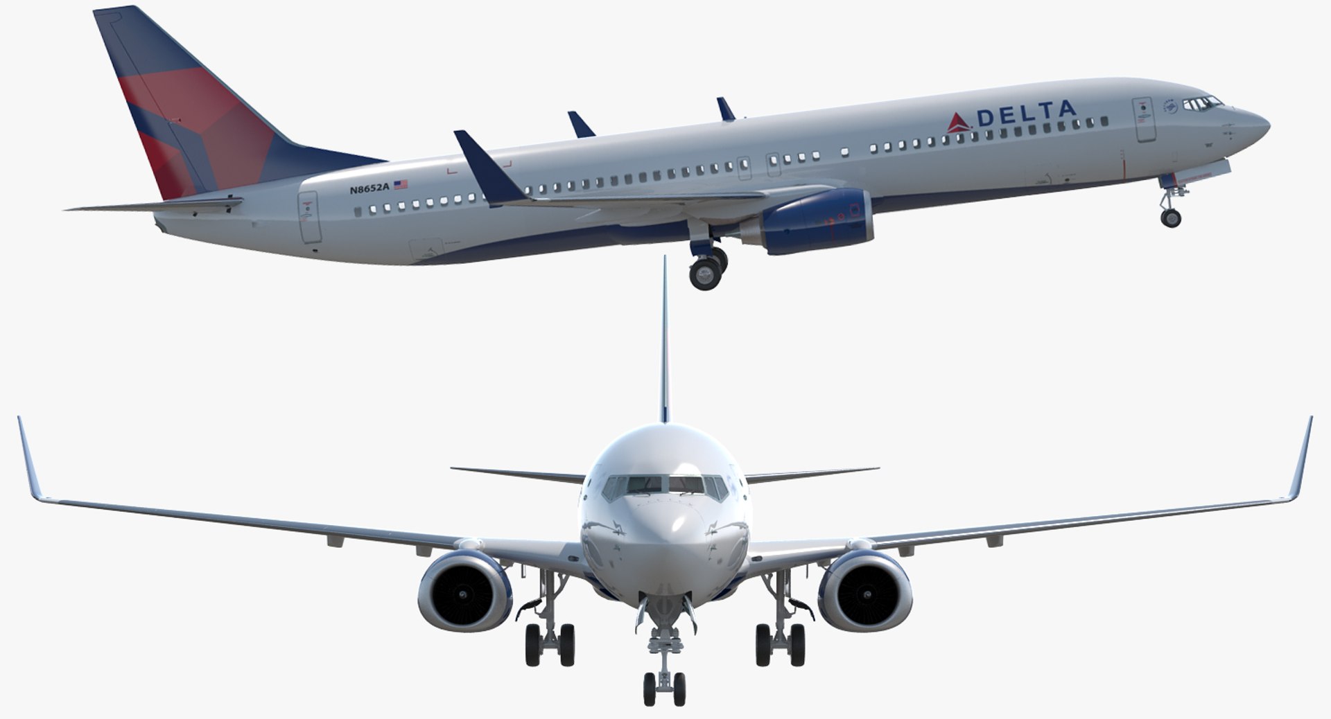 Boeing 737-900 Delta Air Lines 3D Model - TurboSquid 1159519