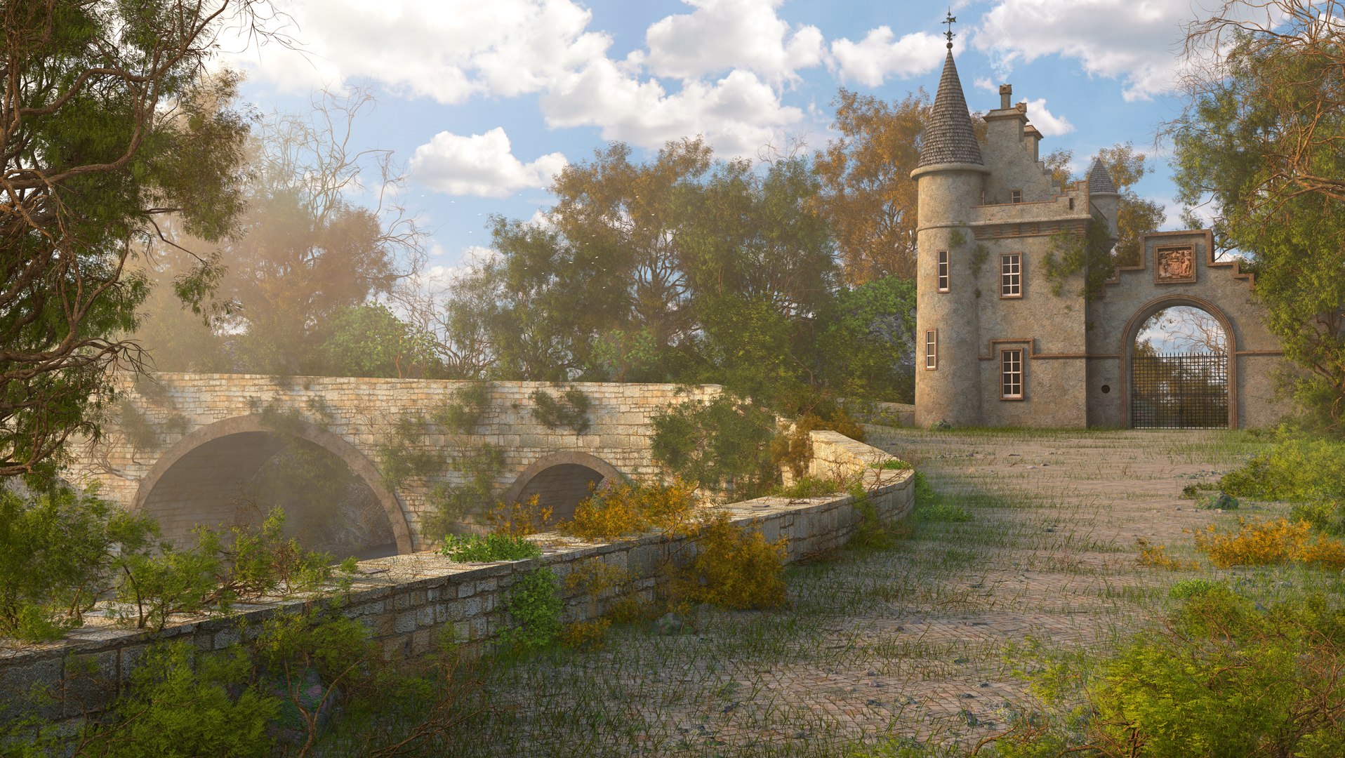 3D The Bridge Of Avon At Ballindalloch - TurboSquid 2400010