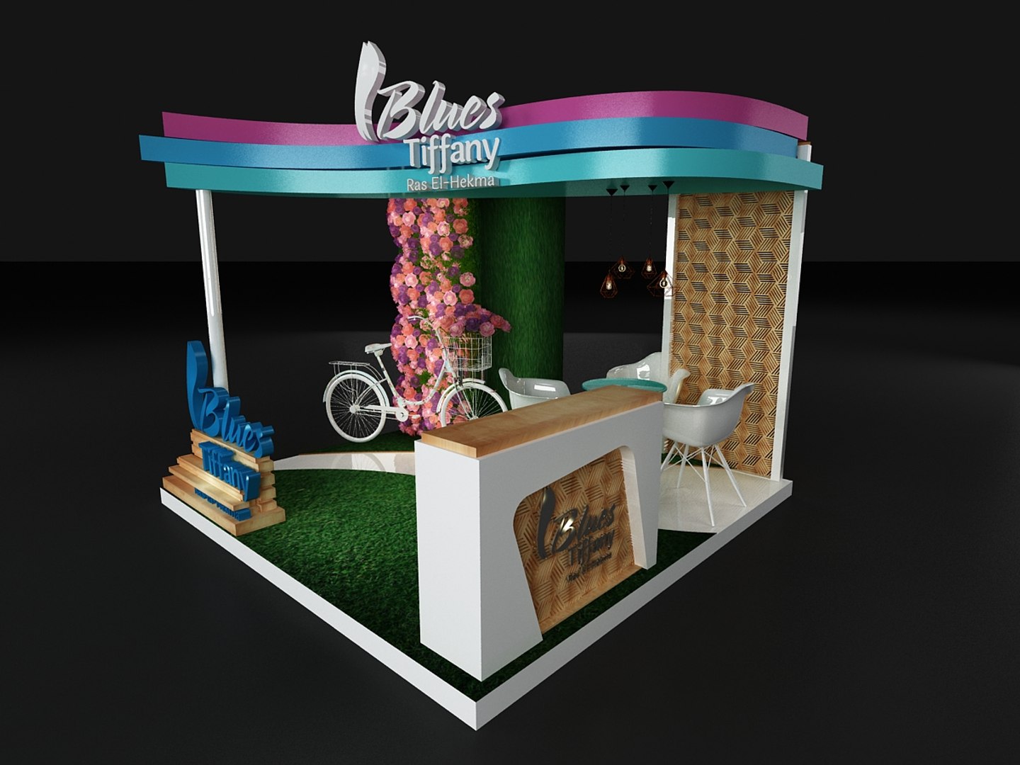 3D Blues Booth - TurboSquid 1338866